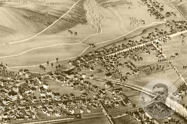 Old Map of Friendship New York 1882, Vintage Map Art Print, 24"x36 ...