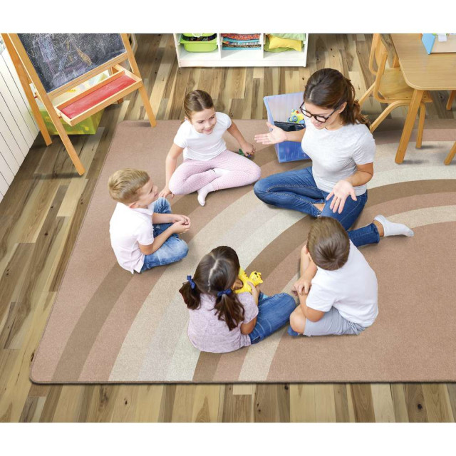 Flagship Carpets CA2017-28SG Simply Stylish Boho Rainbow Neutral ...