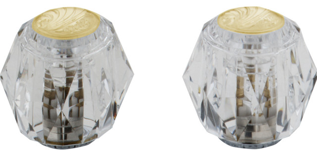 Delta Diverter and Transfer Valve Clear With Knob Handle - Transitional ...