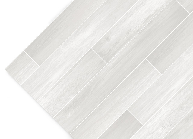 Ash Porcelain Planks Peel & Stick Rolled Backsplash, Bolt ...