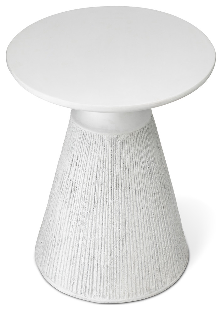 MGO Pedestal Garden Stool or Planter Stand - Beach Style - Accent And ...