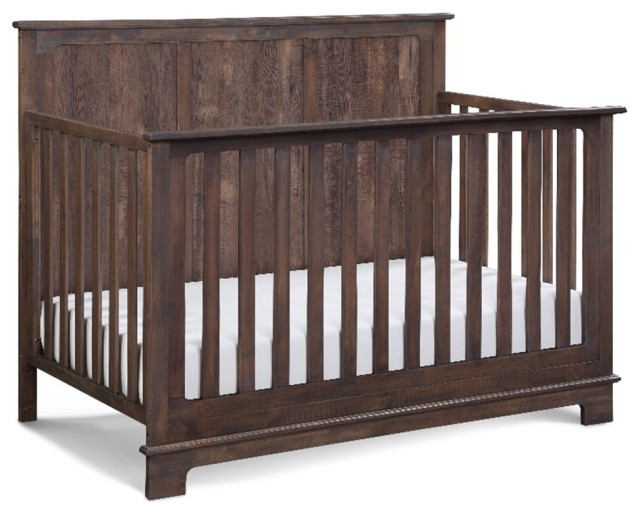 Suite Bebe Grayson Traditional Wood 4-in-1 Convertible Crib in Brown ...