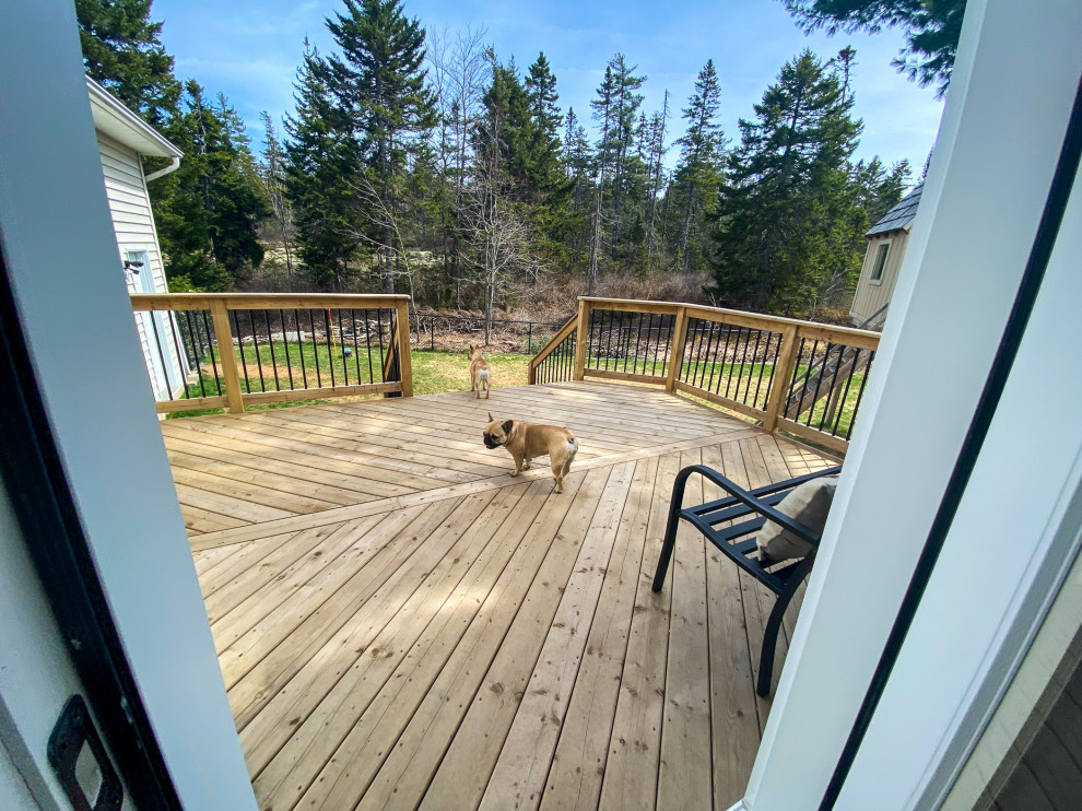 Sunroom Addition + Home Office + Workspace + Deck | Fall River, Nova ...