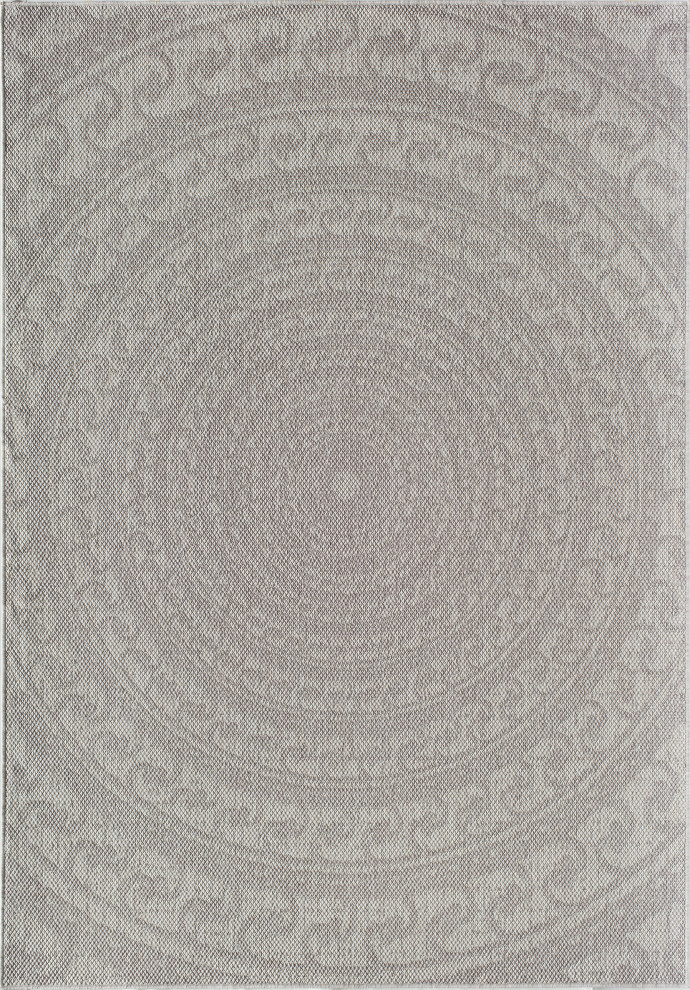 Veranda Indoor/Outdoor Icy Swirl Area Rug, 8'x10' - Contemporary ...