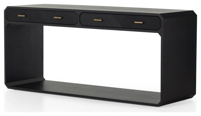 Caspian Console Table-Black Ash - Transitional - Console Tables - by ...