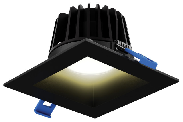2" Square Wet Rated Regressed LED Down Light, 5-CCT - Modern - Recessed ...