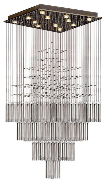 Modern Contemporary "Rain Drop" Chandelier - Contemporary - Chandeliers ...