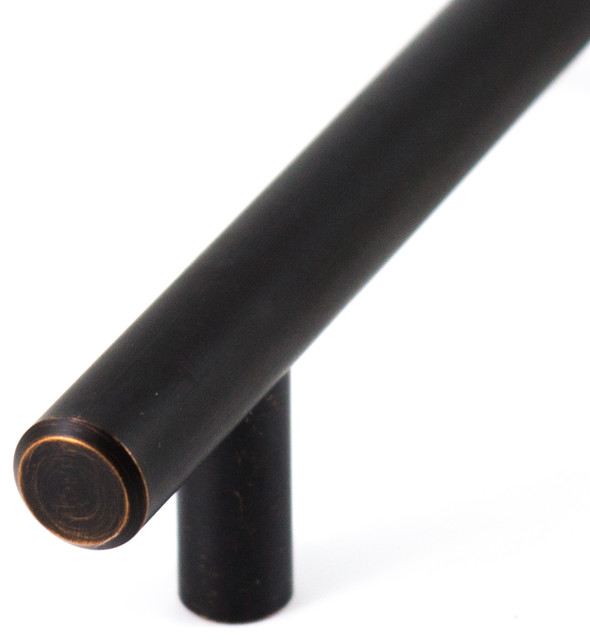 Celeste Bar Pull Cabinet Handle Oil-Rubbed Bronze Solid Steel, 3"x5 ...