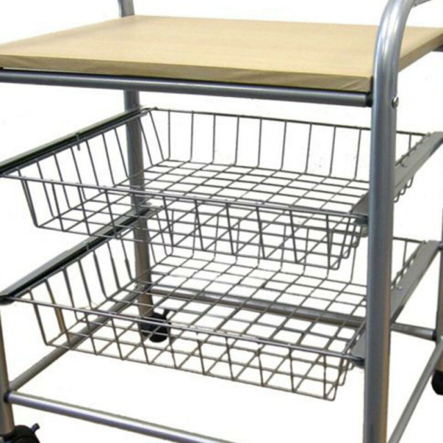 Stainless Steel Rectangular High Quality Kitchen Cart - Contemporary ...
