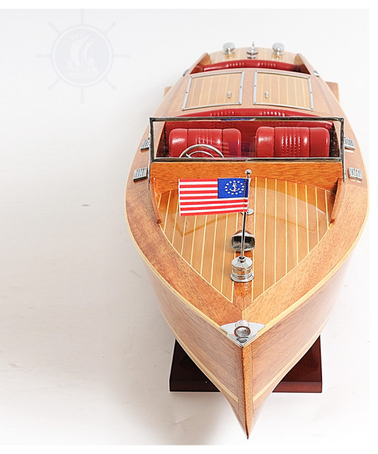 Chris Craft Runabout Wooden Handcrafted boat model - Beach Style ...