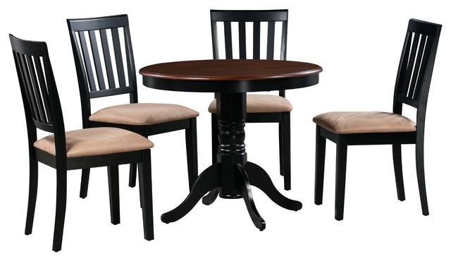 5-Piece Brookline Dinette Dining Room Table Set - Traditional - Dining ...