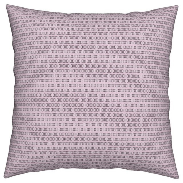 Robot Binary Code Numbers Math Abstract Throw Pillow - Contemporary - Decorative Pillows - by ...