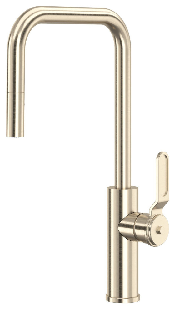 Rohl MY56D1LM Myrina 1.75 GPM 1 Hole Pull Down Kitchen Faucet ...