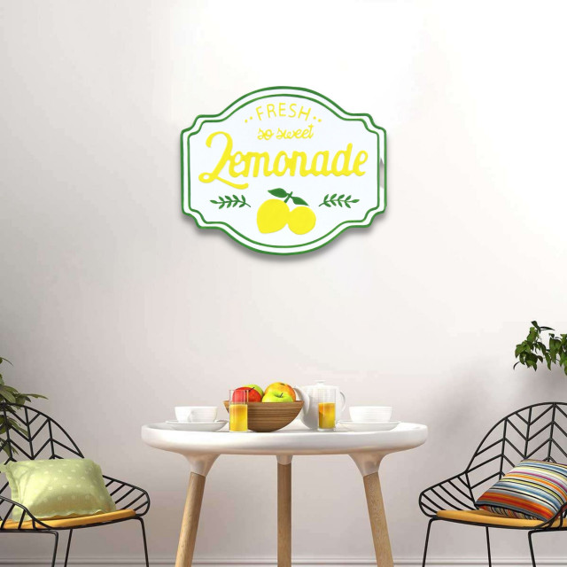 Maison Fresh Lemonade Metal Wall Sign - Farmhouse - Novelty Signs - by ...