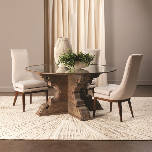 Ivory Cream Modern Vortex Web Area Rug 5x8 Linear Wool Crosshatch ...