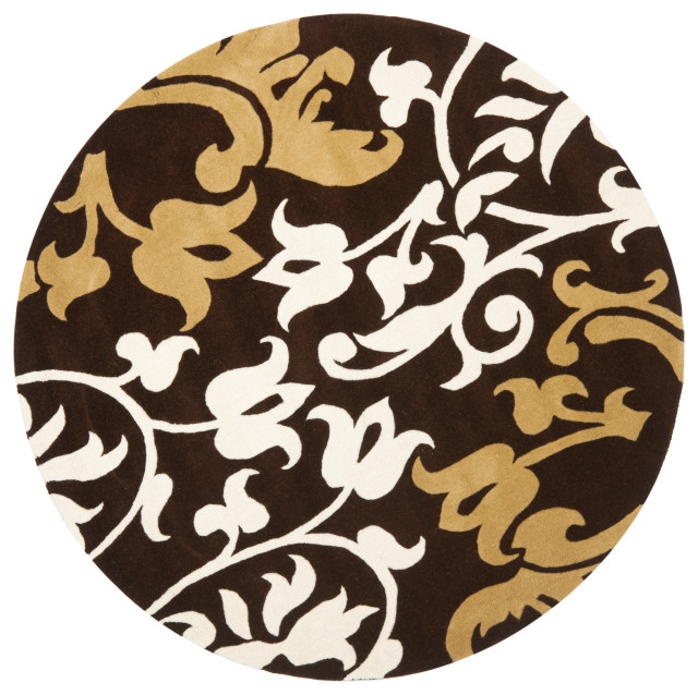 Safavieh Soho Collection, SOH760 Rug, 6' Round - Contemporary - Area ...