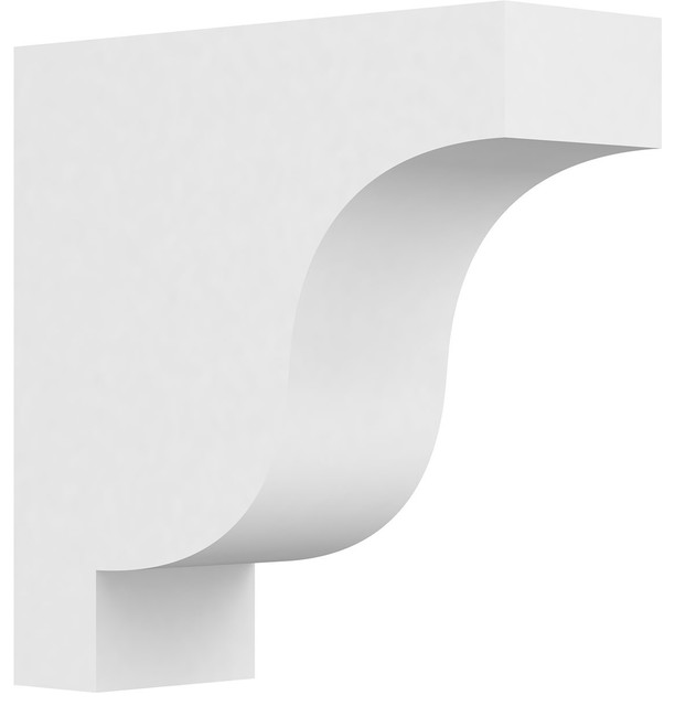 Standard Newport Architectural Grade PVC Corbel, 3"W x 10"D x 10"H ...