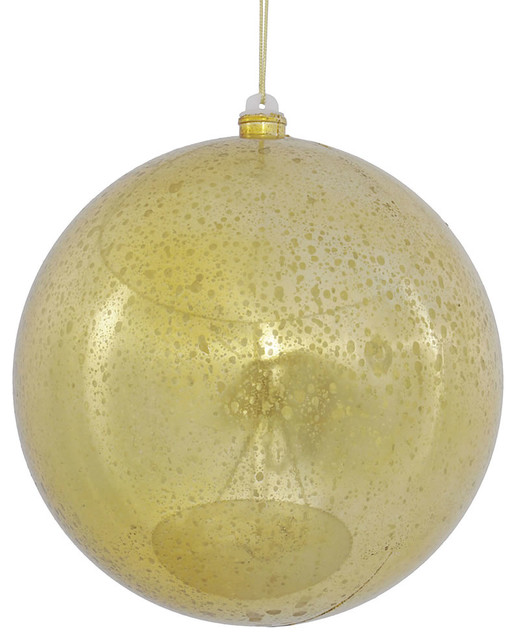 Vickerman 10" Shiny Mercury Ball - Traditional - Christmas Ornaments ...