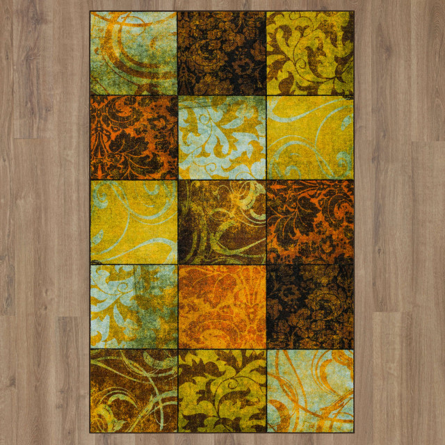 Mohawk Home Patchwork Panel Area Rug, 6' x 9' - Contemporary - Area ...