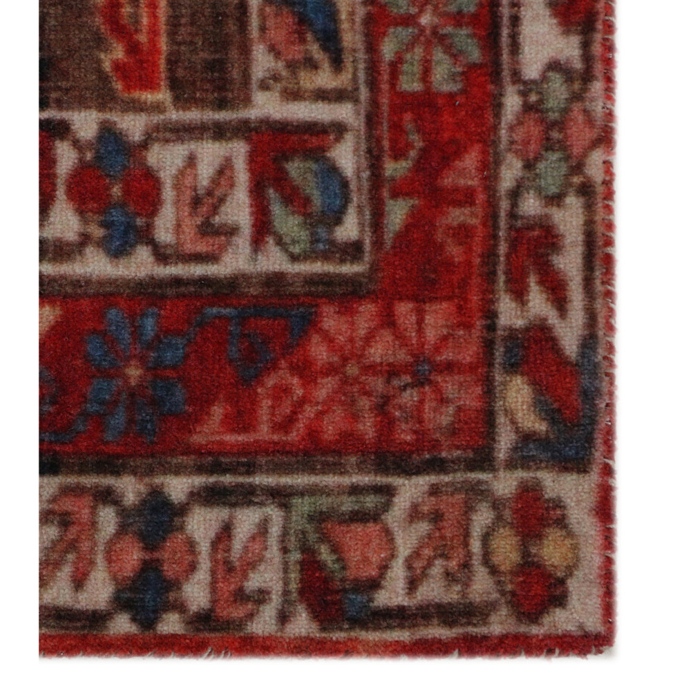 RugSmith Red Machine Tufted Edwin Area Rug, 5' X 7' - Southwestern ...