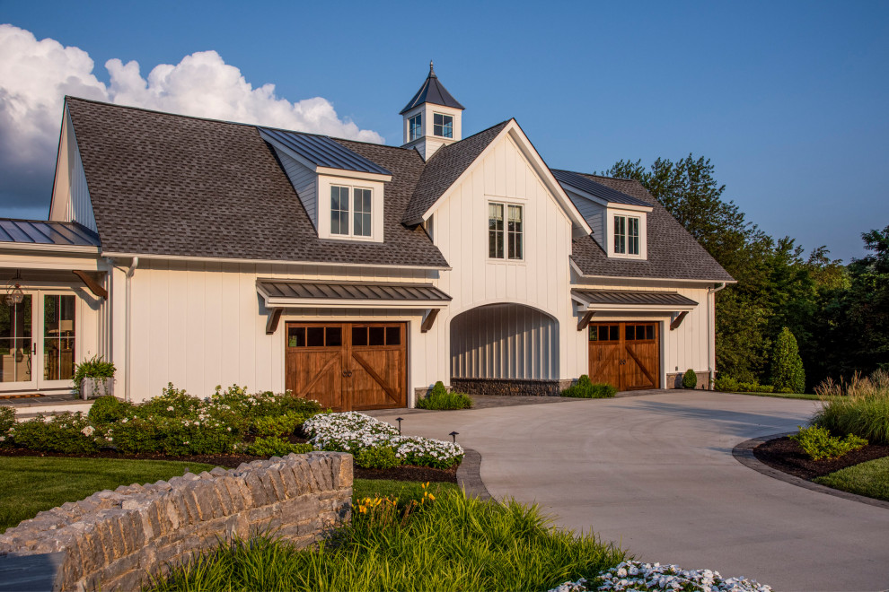 Porte Cochere - Farmhouse - Exterior - Nashville - by Forte Building ...