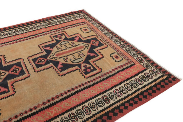 Persian Kilim Fars Azerbaijan Antique 9'5"x5'11", 9'5"x5'11 ...