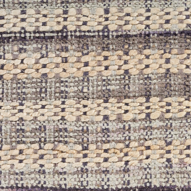 5" x 8" Brown and Gray Striped Area Rug - Transitional - Area Rugs - by ...