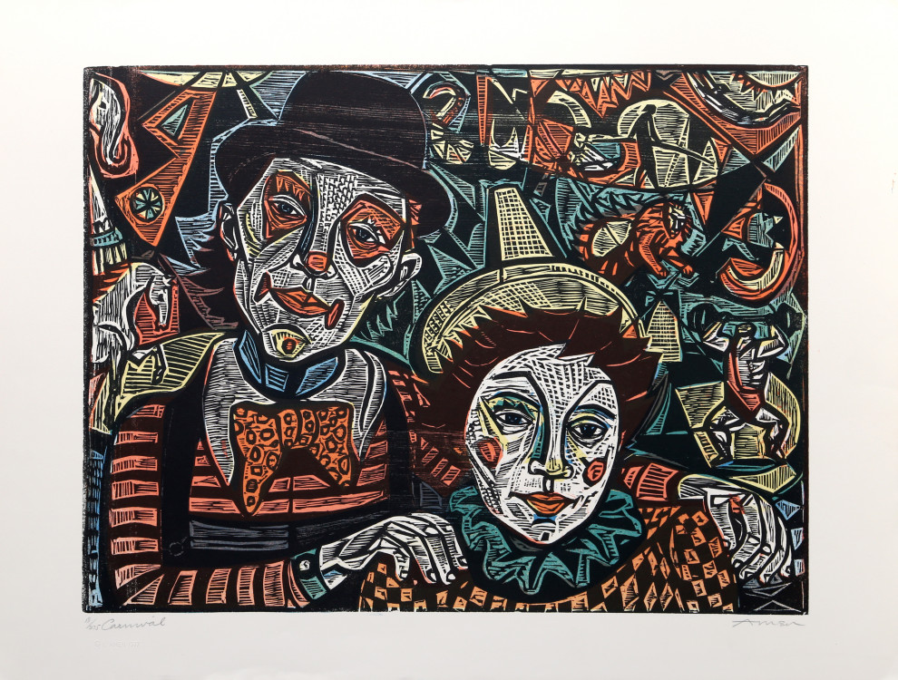 Carnival, Irving Amen, 21.75x29.5 - Contemporary - Fine Art Prints - by ...