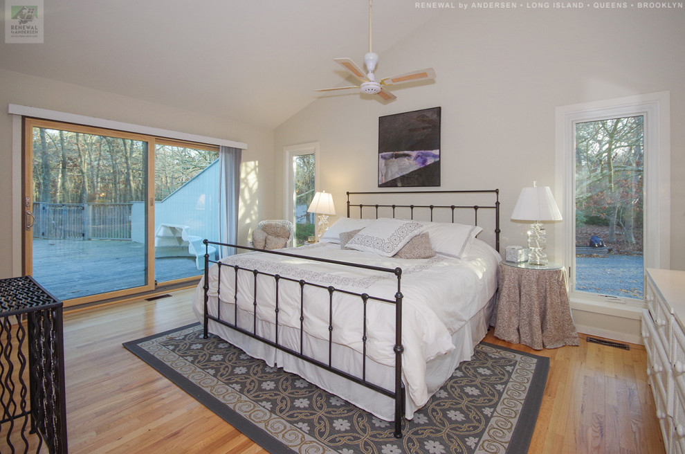 New Windows and Patio Doors in Pretty Bedroom - Renewal by Andersen ...