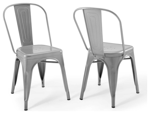 Promenade Bistro Dining Side Chair Set of 2 - Industrial - Dining ...