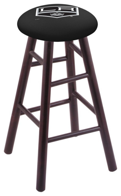 Holland RC Los Angeles Kings 24" Maple Counter Stool - Dark Cherry ...