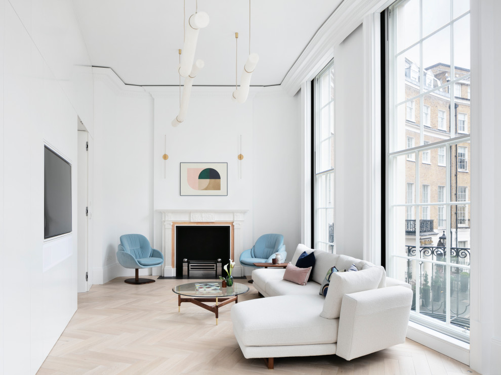 Contemporary Apartment, London - Contemporary - Living Room - London ...