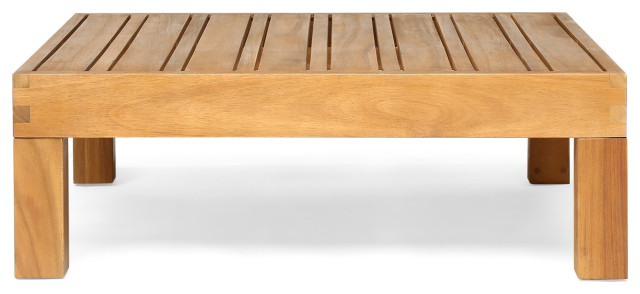 Emma Outdoor 11 Seater Acacia Wood Sectional Sofa and Club Chair Set ...