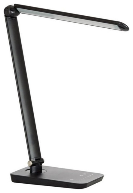 Pemberly Row Modern / Contemporary LED Desk Lamp in Black Finish ...