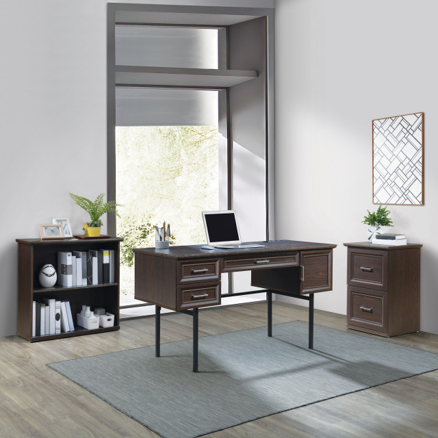 Jefferson Executive Desk, Power and Lockdowel Fastening System ...