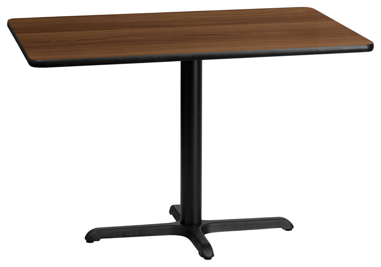 30''x45'' Rectangular Walnut Laminate Table Top,23.5''x29.5'' Table ...