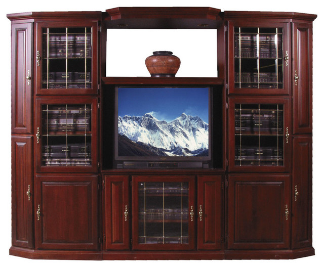Traditional TV Stand With Media Storage, 43w - Traditional ...