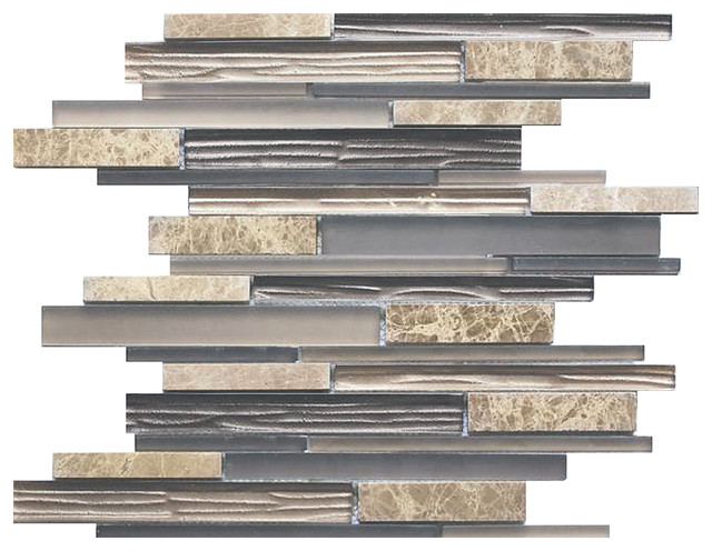 Falling Water Cliff Tile - Contemporary - Mosaic Tile - by PARMA HOME ...