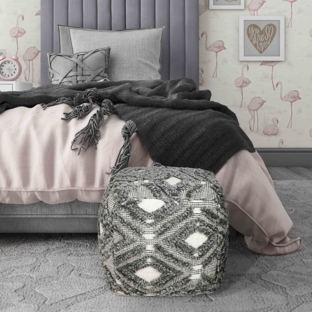 Mintaka Pouf - Scandinavian - Floor Pillows And Poufs - by First of a Kind USA Inc | Houzz
