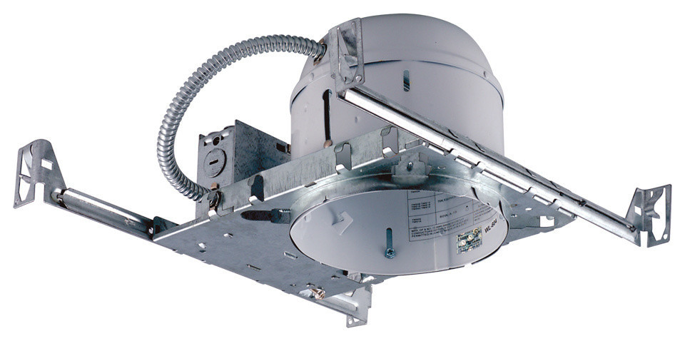 6-Inch Non-Ic Shallow Housing For New Construction, Silver - Recessed ...