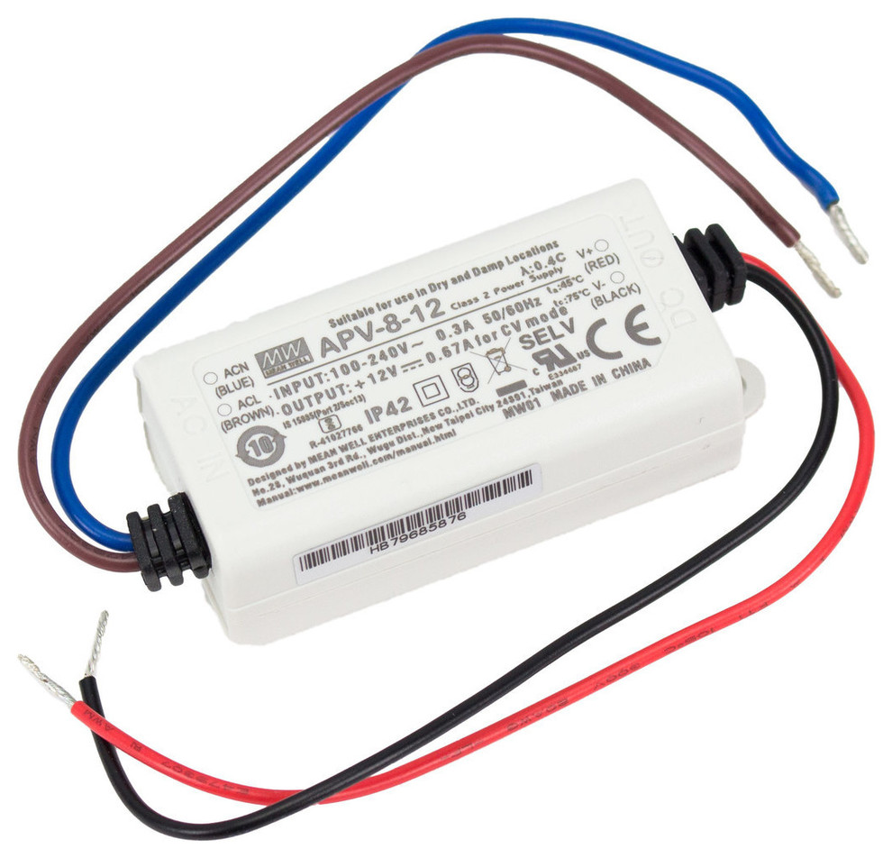 American Lighting Led-Dr8-12 Constant Current Hardwire Driver, Class 2 ...