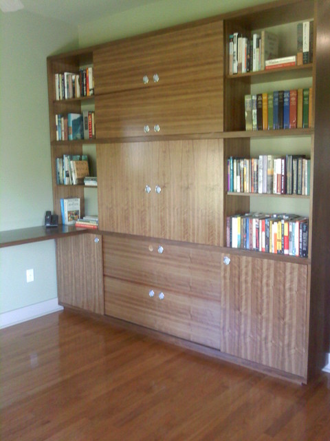 Contemporary Home Office Wall Unit