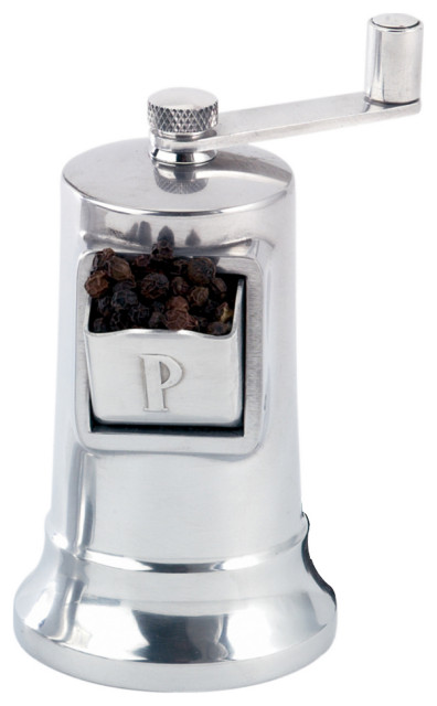 Perfex Aluminum 4.5 Inch Salt and Pepper Mill Set - Contemporary - Salt And Pepper Shakers And ...