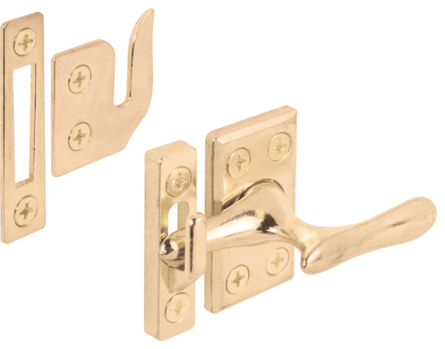 Casement Window Lock, Brass Plated - Window Hardware And Parts - by ...