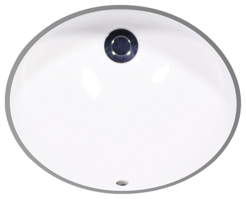 Malibu Medium Undermount Lavatory - Contemporary - Bathroom Sinks - by ...