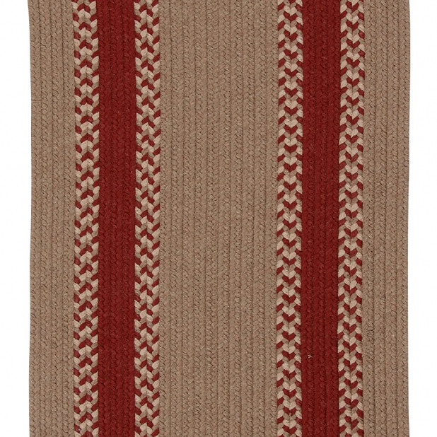 Colonial Mills Rug Corsair Banded Runner Natural Runner (Oval), 2x15 ...