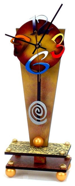 Dial 8 Table Clock - Contemporary - Desk And Mantel Clocks - by david ...