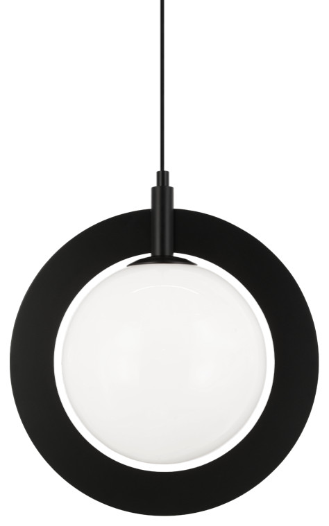 Matteo Lighting Astro Pendant, Black - Contemporary - Pendant Lighting ...