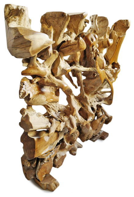 Large Organic Teak Root Form - Rustic - Sculptures - by Design Mix ...