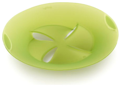 Lekue Green Silicone Large Round Non-Spill Lid - Contemporary - Pot And ...